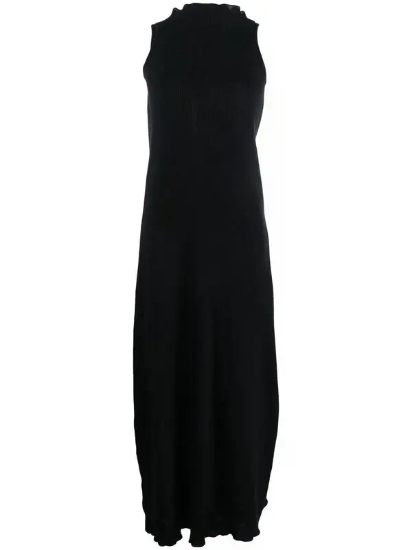 MAISON MARGIELA Asymmetric Draped Knitted Dress - Blue