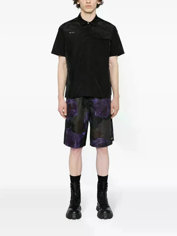Undercover Rose Print Bermuda Shorts
