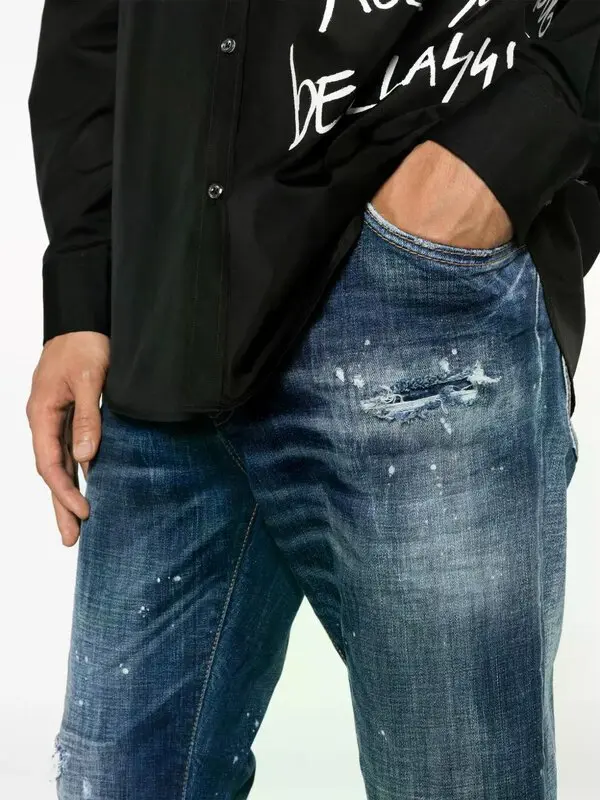 Dsquared2 Mid-rise Straight-leg Jeans