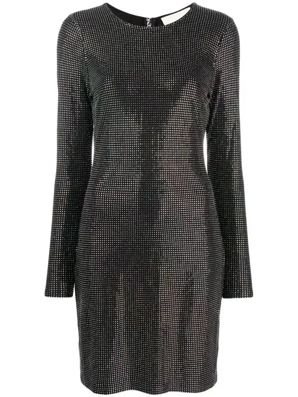 Michael Kors Embellished Mini Dress - Black