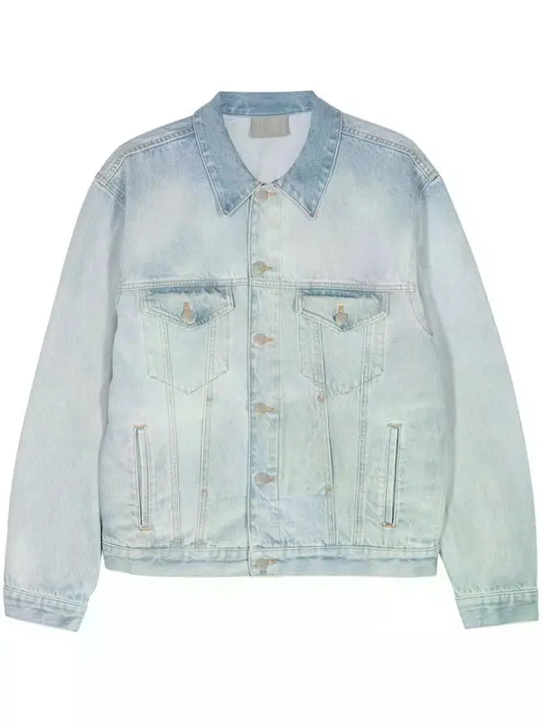 VTMNTS Logo Embroidered Denim Jacket