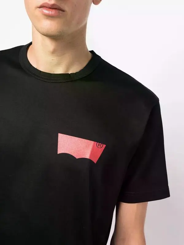 Junya Watanabe Logo-print Cotton T-shirt - Black