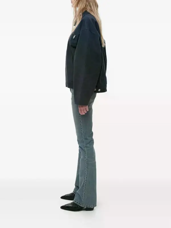 MAINLESS Zip-up Jacket With Pointed Collar