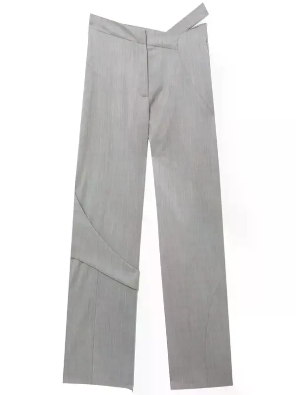 HELIOT EMIL Wool Asymmetric Trousers