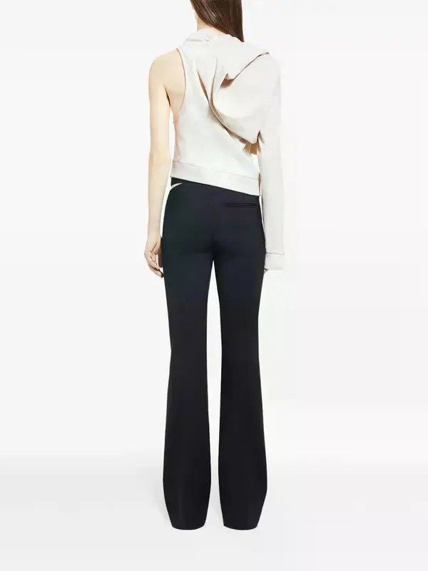 COURREGES Asymmetric Off-shoulder Sweatshirt