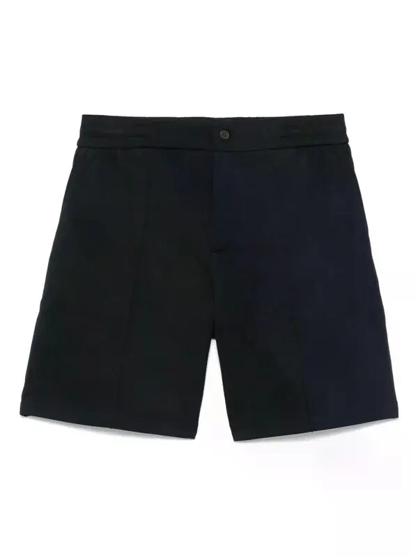 Emporio Armani Logo-plaque Shorts - Blue