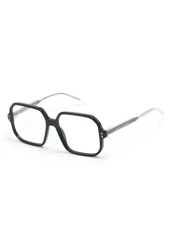 Isabel Marant Square Frame Eyeglasses - Black