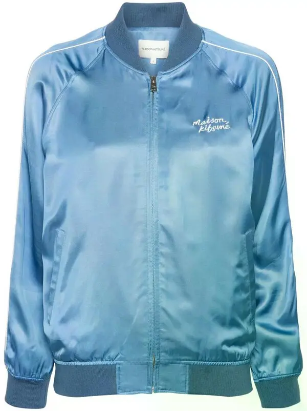 Maison Kitsuné Bomber Jacket - Blue