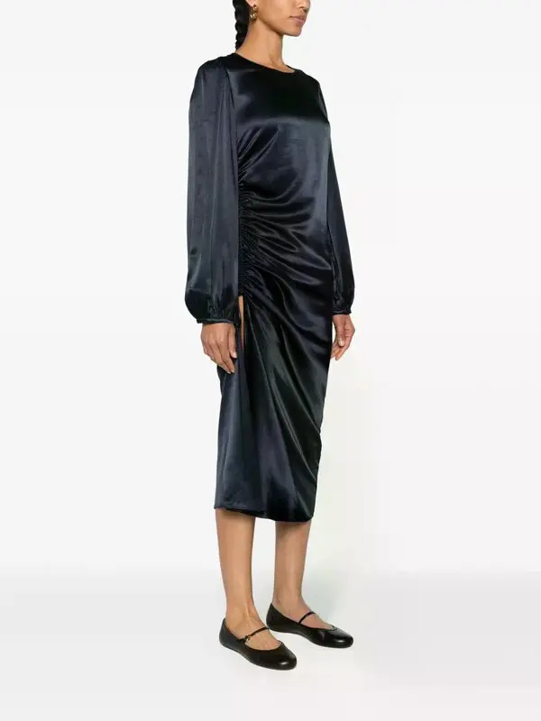 SAMSOE SAMSOE Saelvira Ruched Midi Dress
