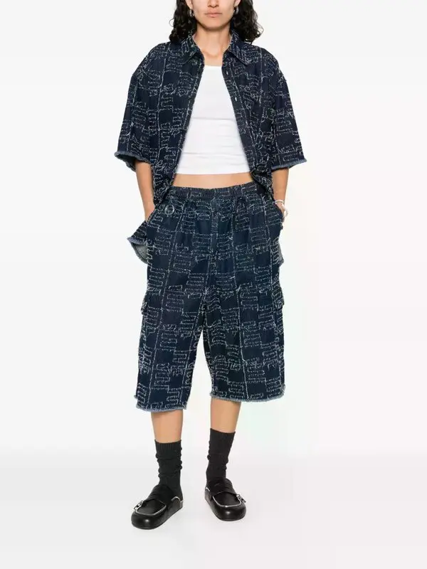 Études Studio Jacquard Cargo Shorts