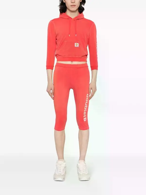 DOUBLET Logo-print Cotton-blend Shorts