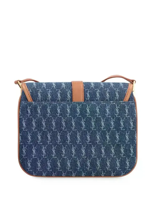 Saint Laurent Monogram Denim Crossbody Bag