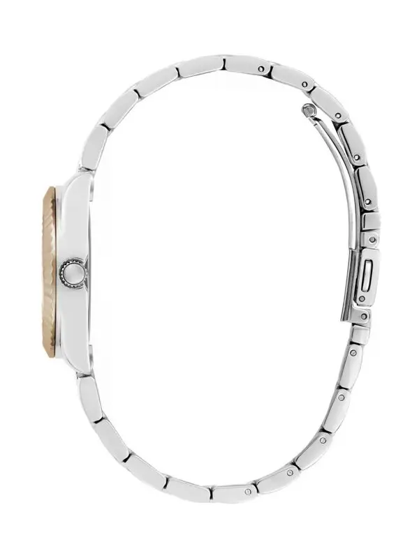 Guess Mini Luna 30mm Watch With Two-tone Stainless Steel - Silver