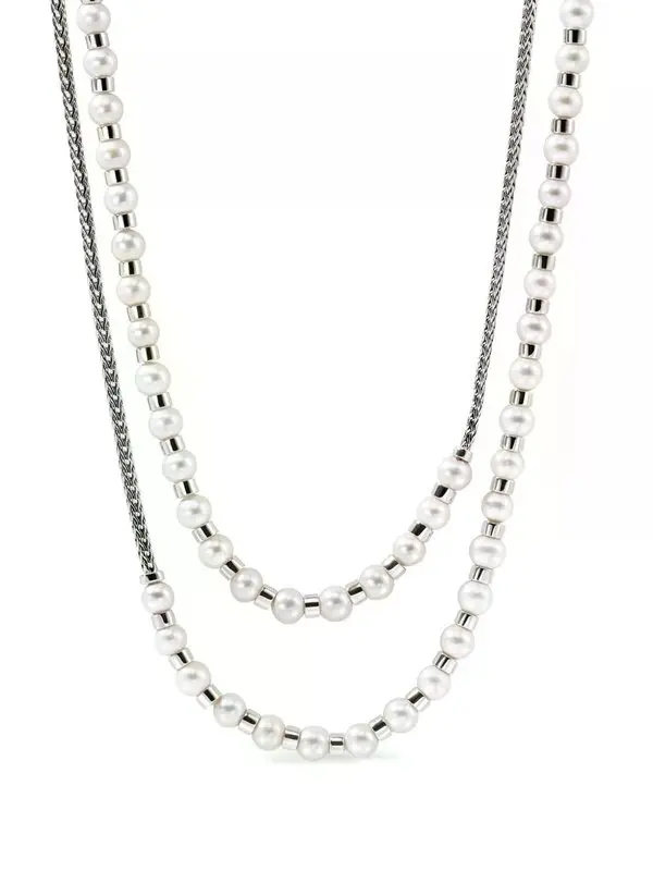 John Hardy Sterling Pearl Necklace