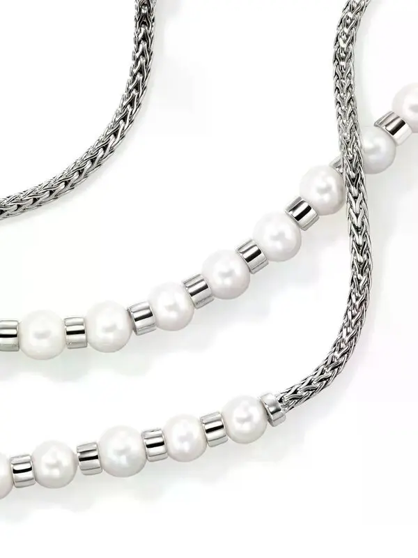 John Hardy Sterling Pearl Necklace
