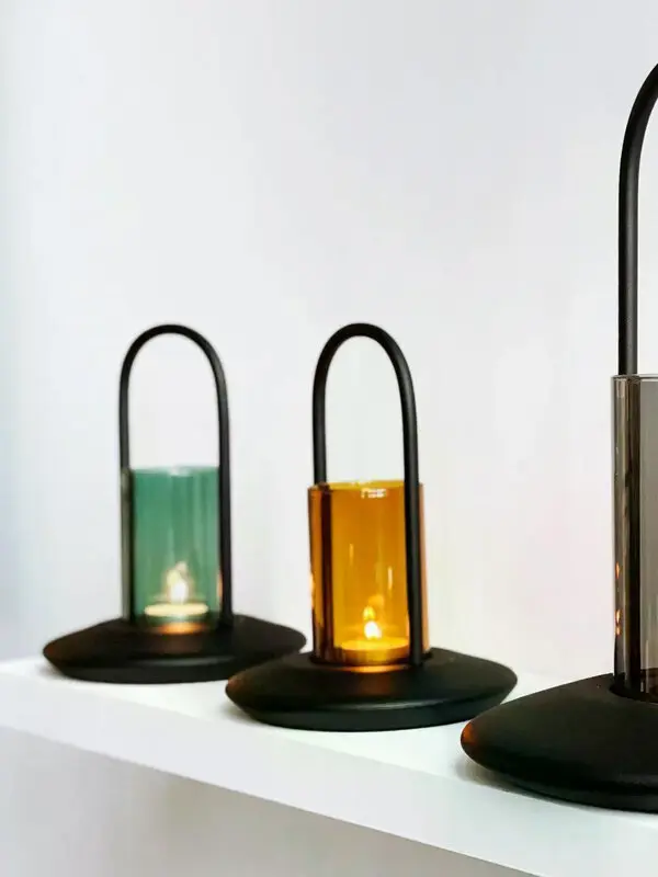 XLBoom Small Blaze Lantern - Neutrals