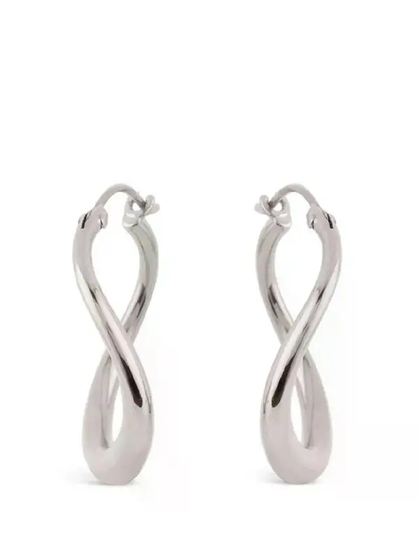 DINNY HALL Small Wave Twisted Hoop Earrings