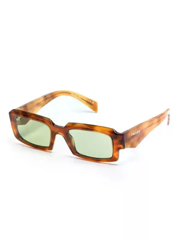 Prada Symbole Rectangle-frame Sunglasses
