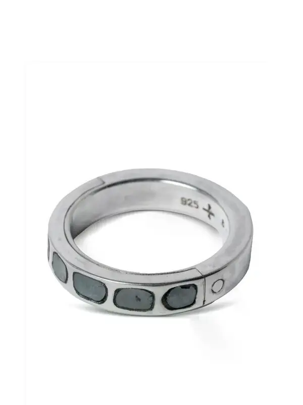 PARTS OF FOUR Sistema Blue Diamond Ring