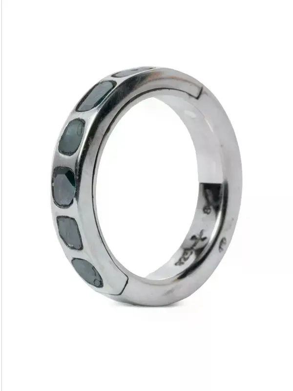 PARTS OF FOUR Sistema Blue Diamond Ring