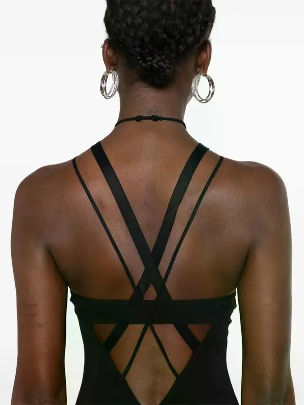 NENSI DOJAKA Halterneck Maxi Dress