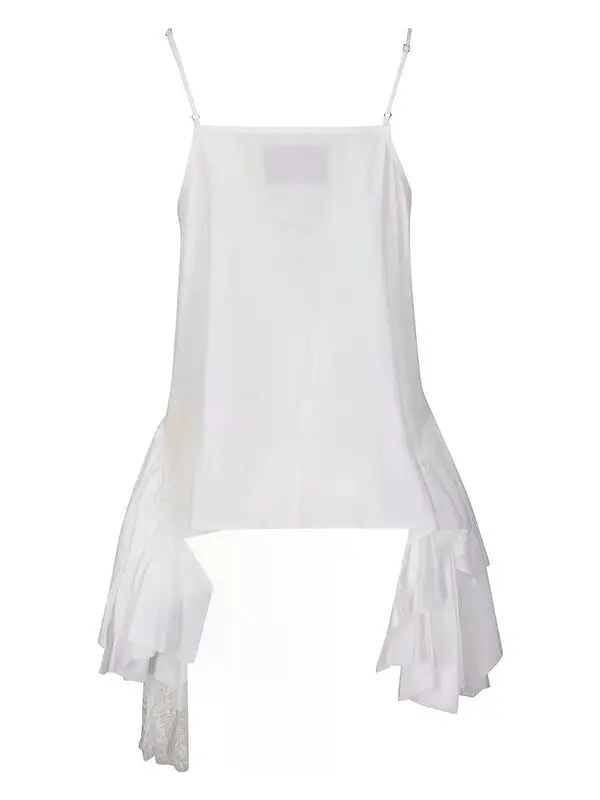 MARQUES' ALMEIDA Asymmetrical Ruffled Peplum Top