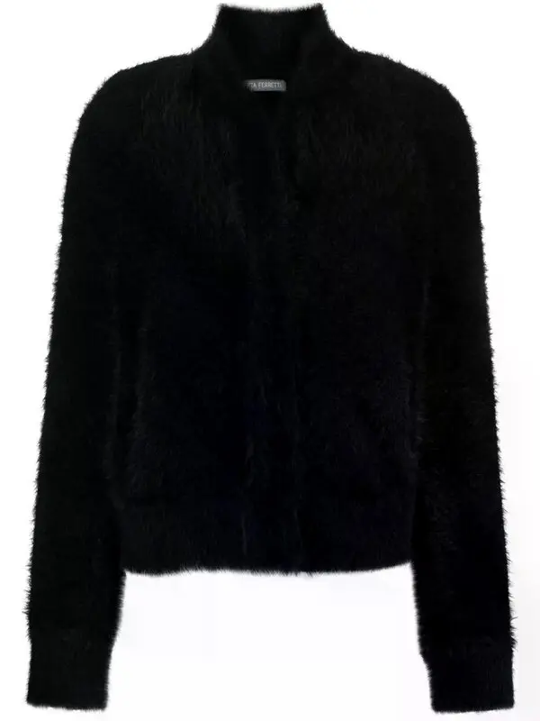 Alberta Ferretti Faux Fur Cardigan