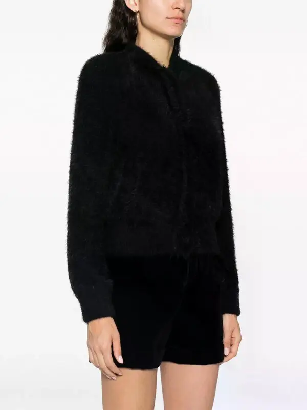 Alberta Ferretti Faux Fur Cardigan