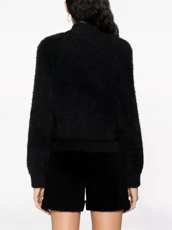 Alberta Ferretti Faux Fur Cardigan