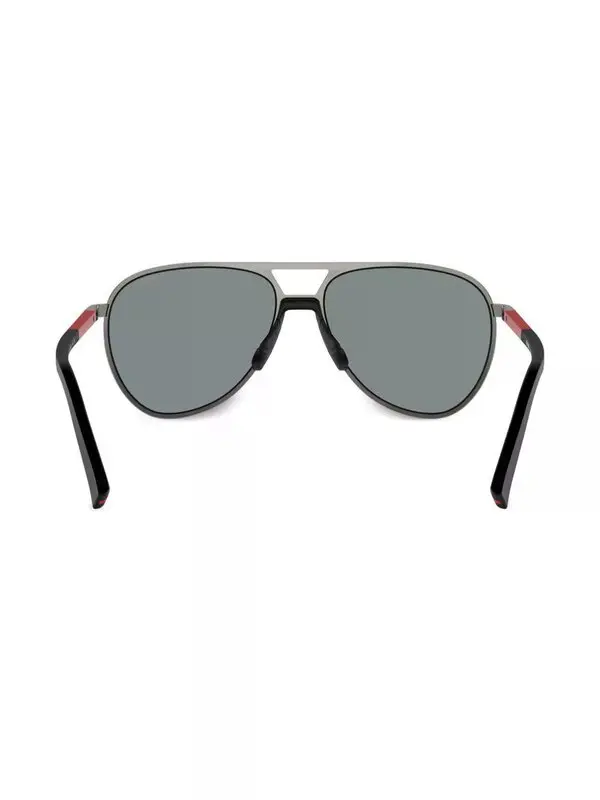 Prada Linea Rossa Pilot Sunglasses - Silver