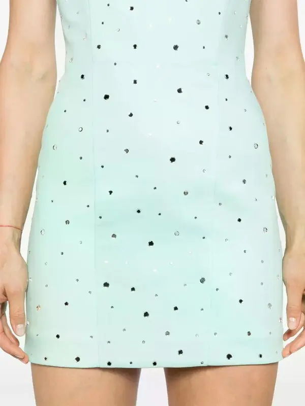 Giuseppe Di Morabito Rhinestoned Strapless Mini Dress