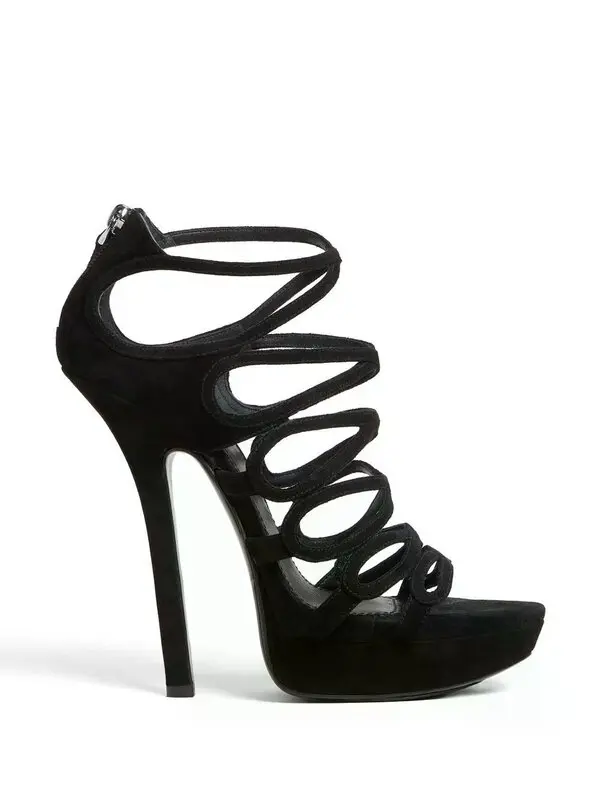 Dsquared2 110mm Deanday Suede Platform Sandals