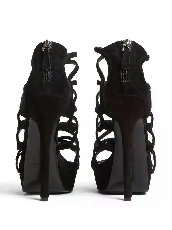 Dsquared2 110mm Deanday Suede Platform Sandals