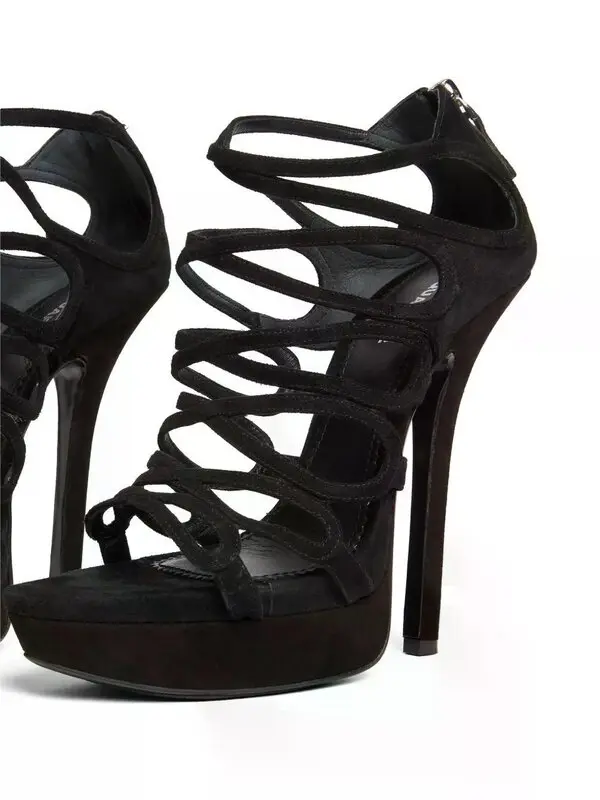Dsquared2 110mm Deanday Suede Platform Sandals