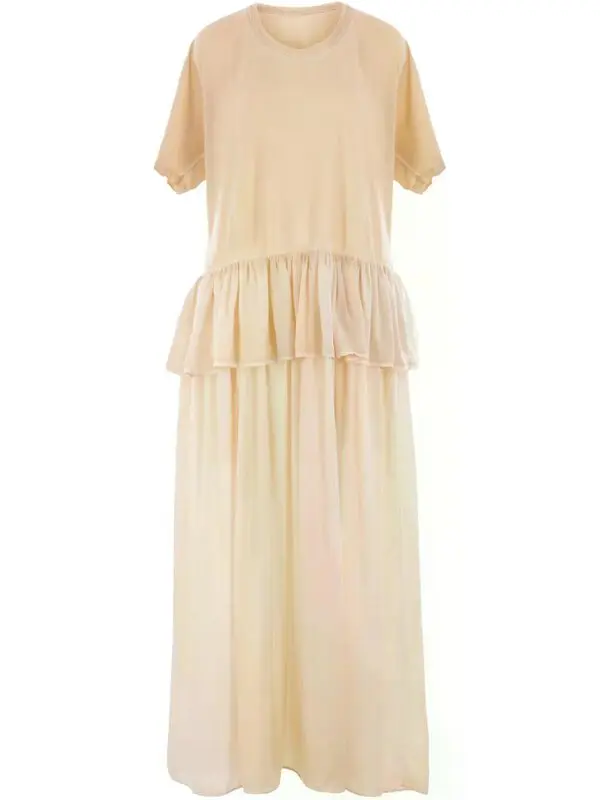 UMA WANG Tiered Crewneck Dress