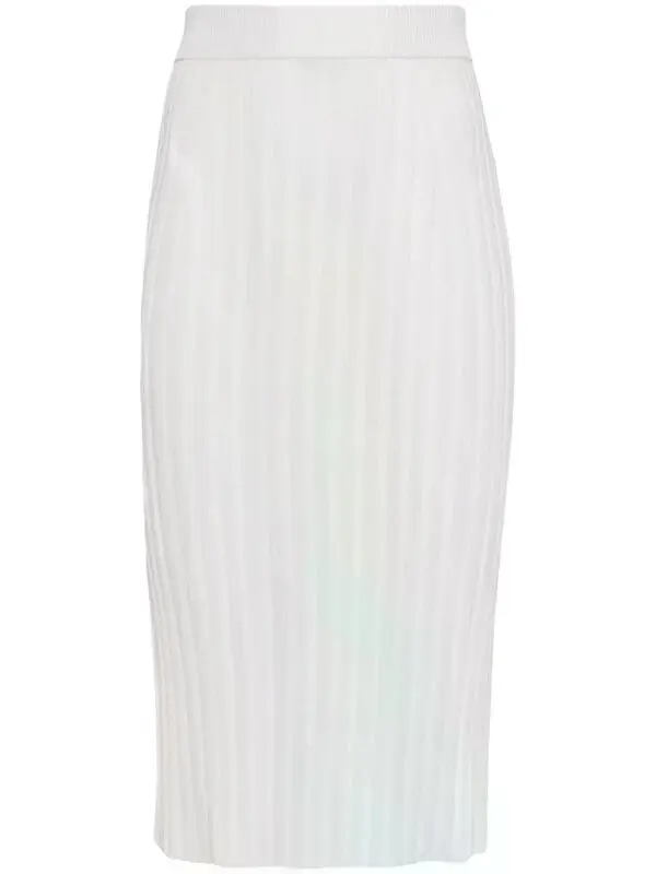 JOSEPH Ribbed Knit Midi Skirt
