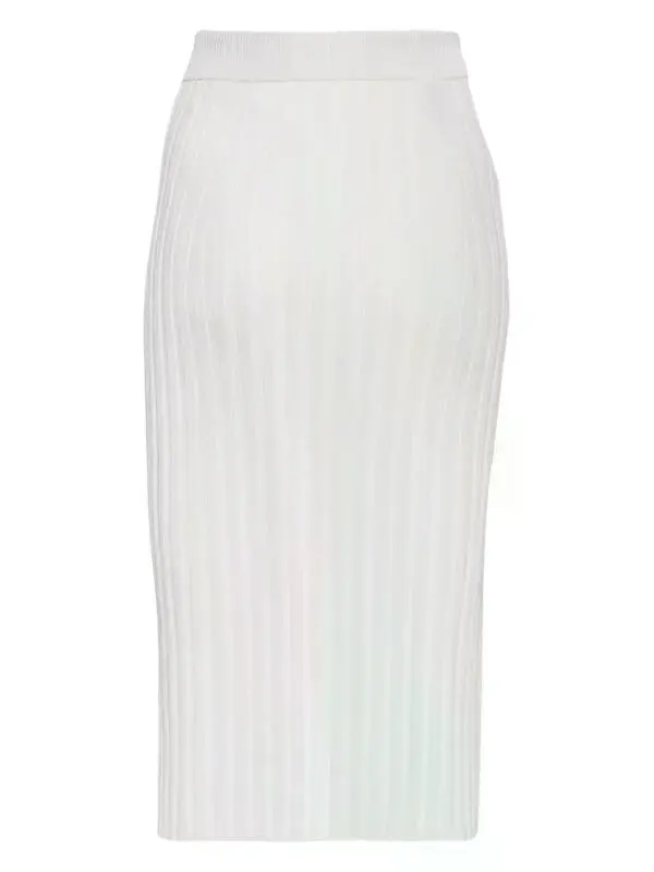 JOSEPH Ribbed Knit Midi Skirt