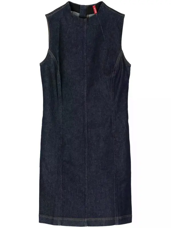 Spanx Sleeveless Denim Mini Dress - Blue