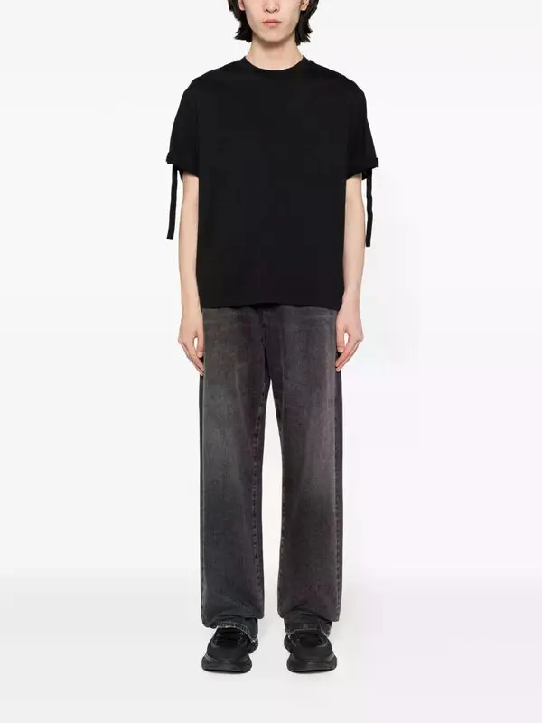 Neil Barrett Buckle-strap Cotton T-shirt