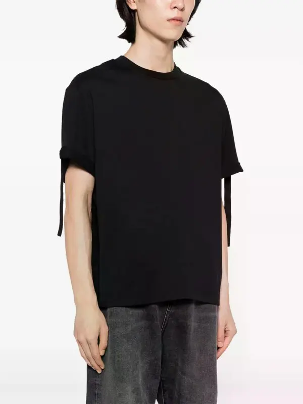 Neil Barrett Buckle-strap Cotton T-shirt