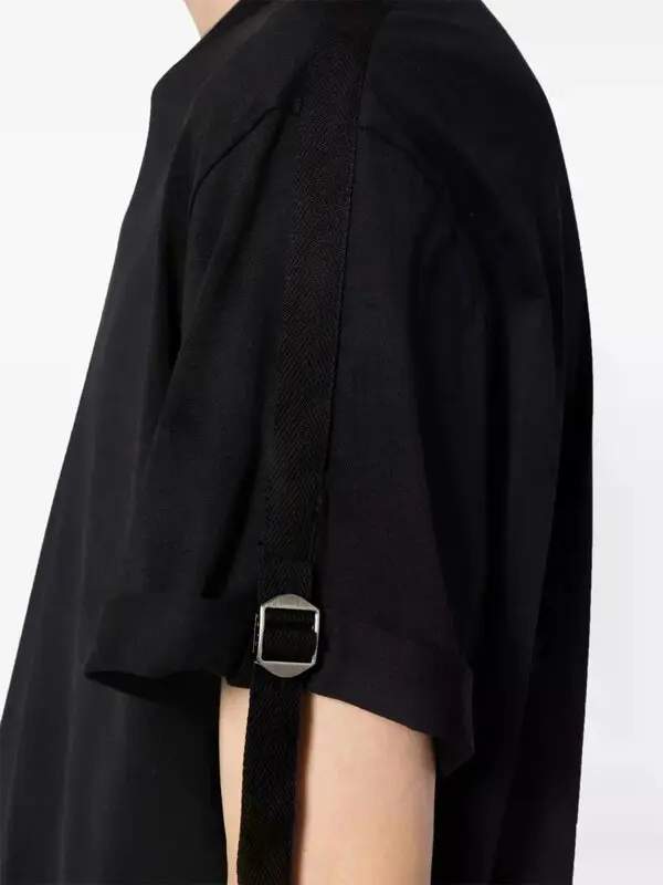 Neil Barrett Buckle-strap Cotton T-shirt
