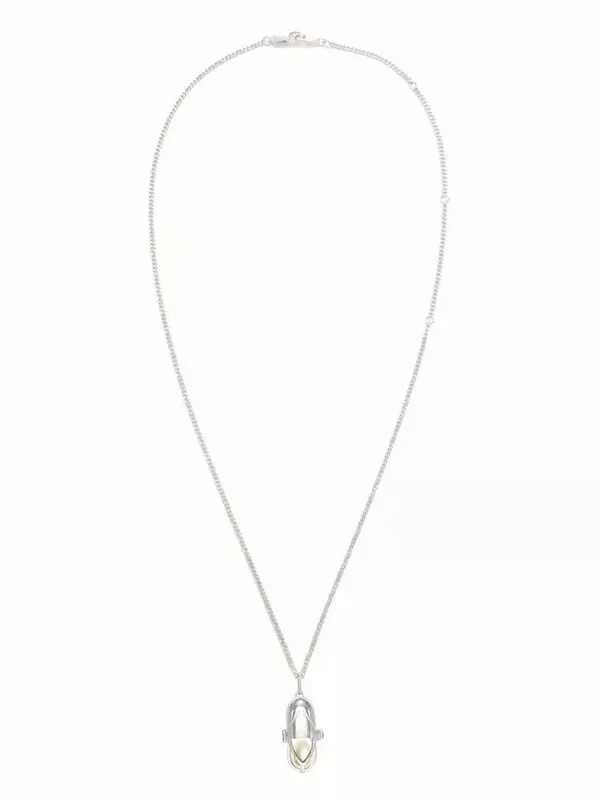 CAPSULE ELEVEN Sterling Freshwater Pearl Pendant Necklace - Silver
