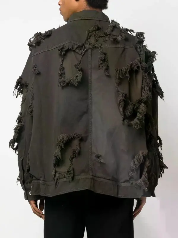Rick Owens Layered Distressed Jacket