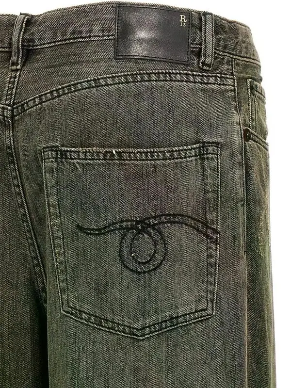 R13 Ellery Wide-leg Jeans