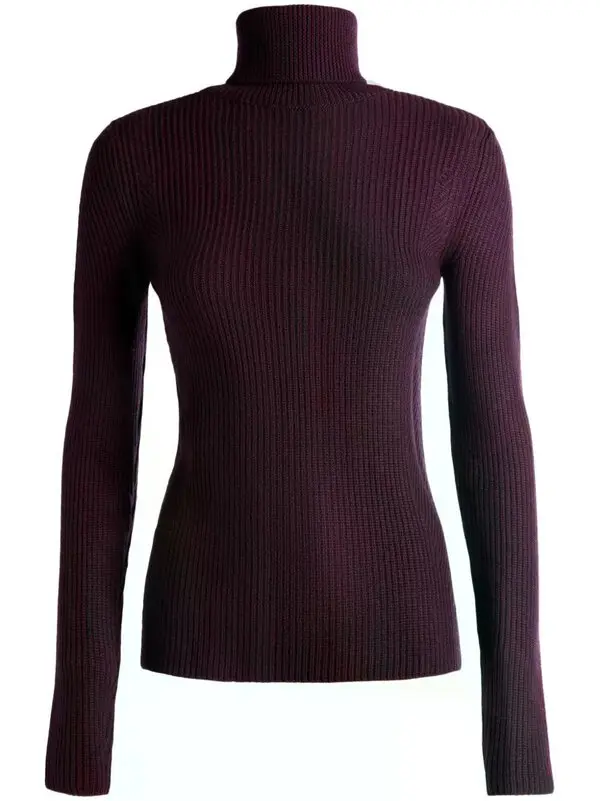 Bally Roll-neck Ribbed-knit Jumper