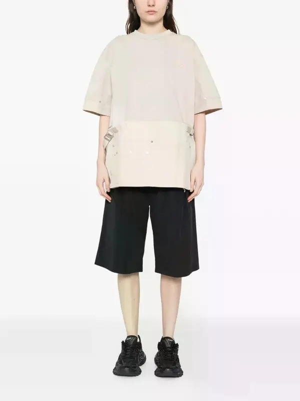 SPOONYARD Detachable Layered T-shirt - Neutrals