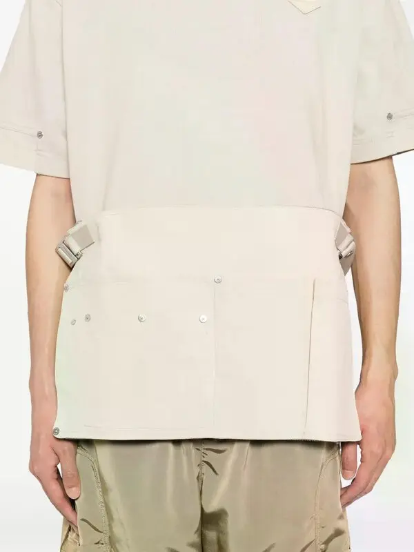 SPOONYARD Detachable Layered T-shirt - Neutrals