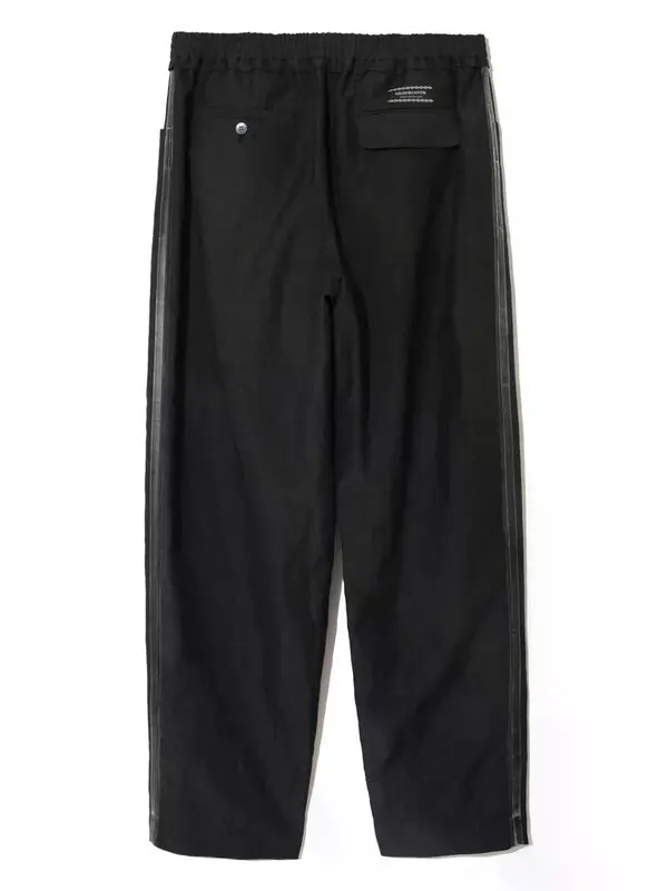 Undercover Wool-linen Blend Trousers - Grey