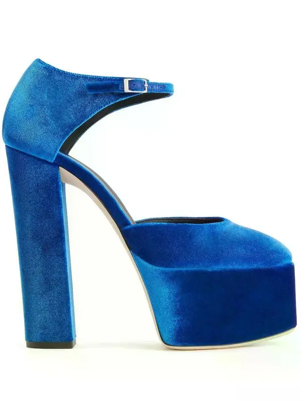 GIUSEPPE ZANOTTI Platform Pumps - Blue