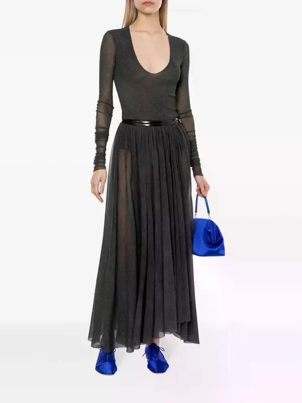Philosophy Di Lorenzo Serafini U-neck Long-sleeve Bodysuit